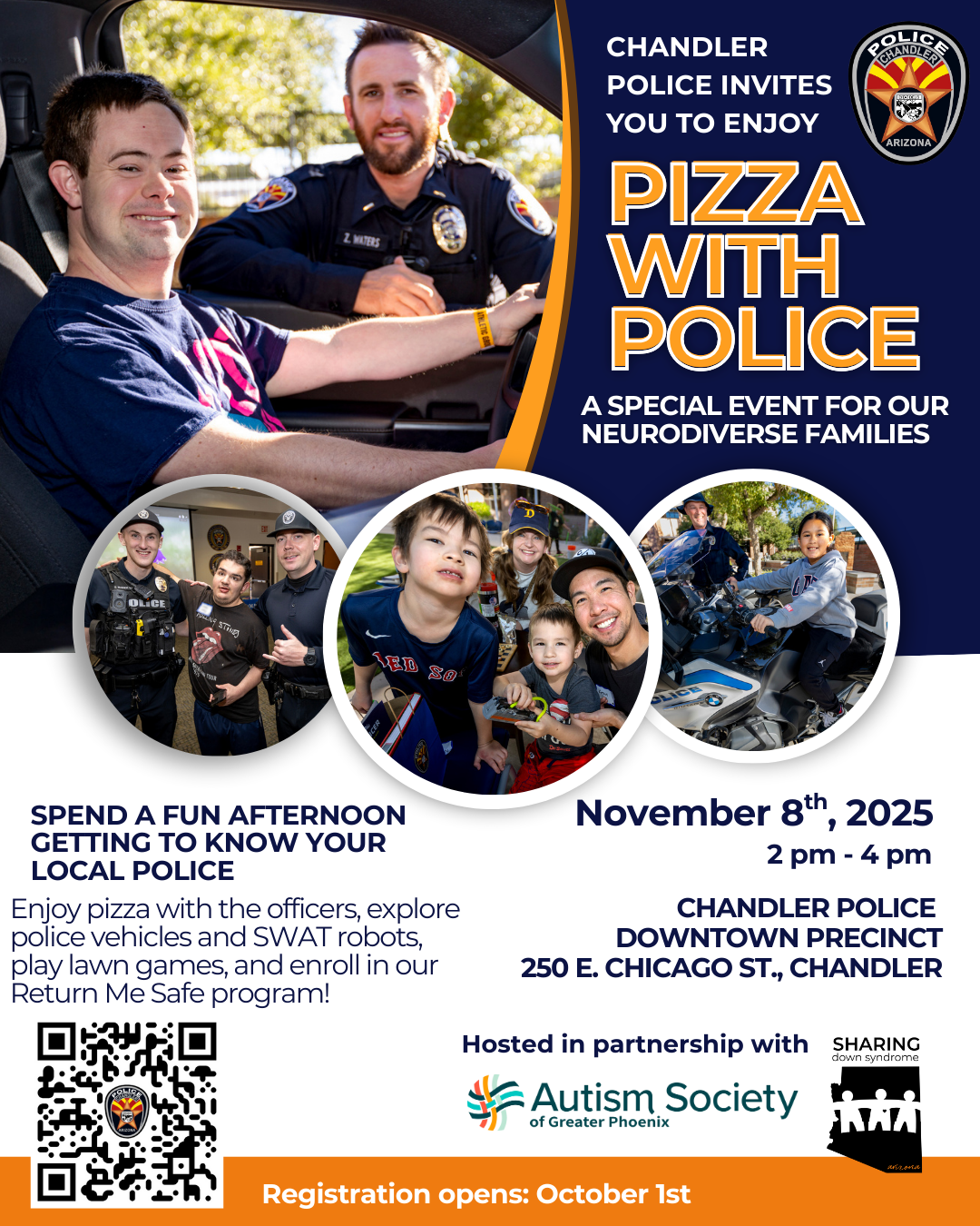 Pizza With Police – Chandler AZ Police Department
